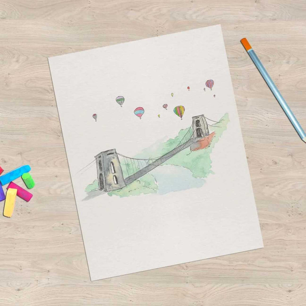 Clifton Bristol Suspension Bridge Art Print | Jennifer Jackson Art ...